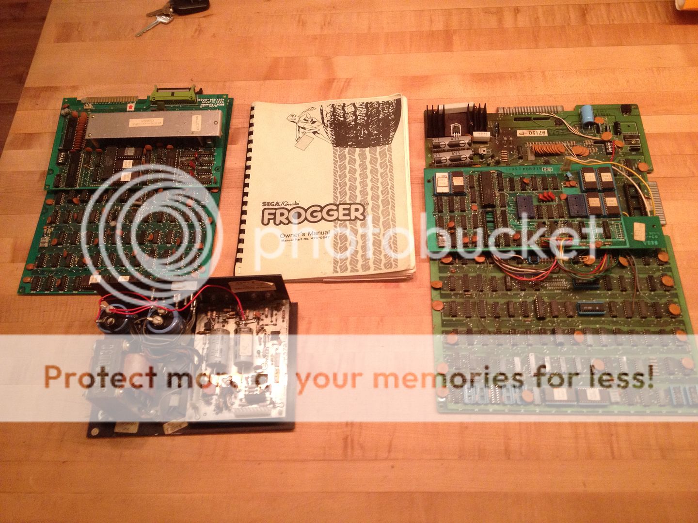 FS Parts: - Frogger PCB's, Coin Mechs, Power Supplies, & Manual ...