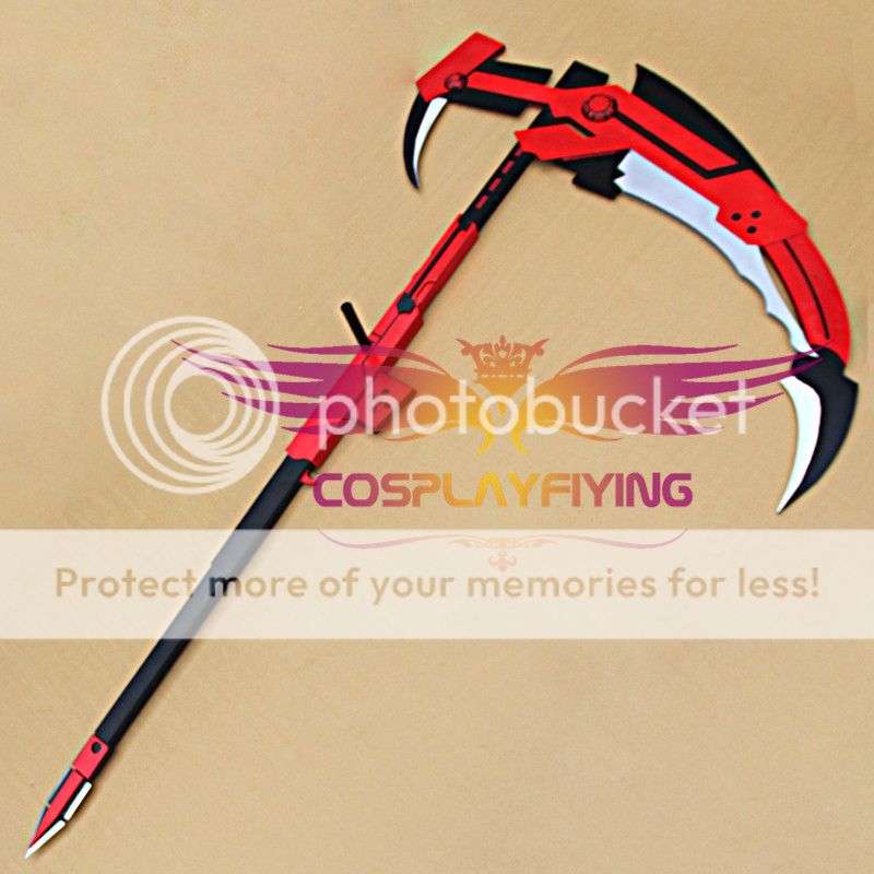RWBY Ruby Crescent Rose Weapon Ruby Rose High Caliber Sniper-Scythe ...